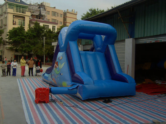 Customized Clown Commercial Inflatable Sports Games Red , Inflatable Dry Slide