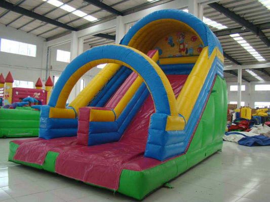 Popular Commercial Inflatable Sports Game , Double Line , Giant Slide Toys