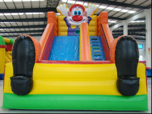 Commercial Tarpaulin Inflatable Sport Games , 9 Meters Length , Slide Slip Safety