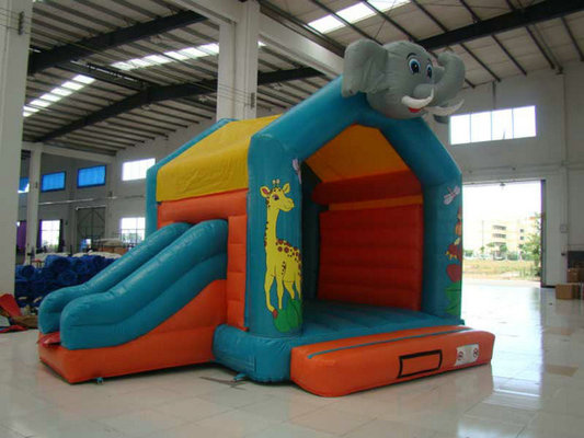 0.55mm PVC Tarpaulin Inflatable Sports Games Indoor Trampoline Facilities