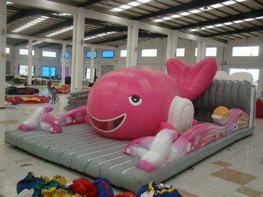 Cute Small PVC Tarpaulin Bounce Castle Inflatable Sports Games For Children