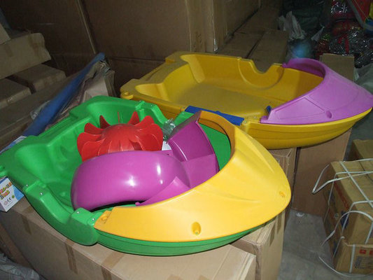 Exciting Outdoor Inflatable Water Games Paddle Boat Kids Hand Boat