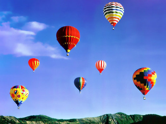 Hot Advertising Customized Flying Hot Air Balloon Flight For Two Custom Printing