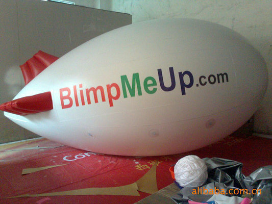 White Inflatable Advertising Balloons Zeppelin Helium Blimp Airship 3ch RC Airship Gyro