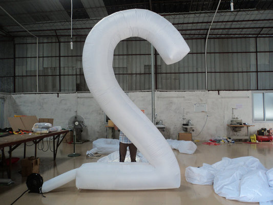 Fireproof PVC Custom Advertising Inflatable Products , Backyard Number / Sign