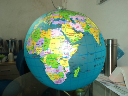 Small PVC Custom Inflatable Products , School Inflatable Globe / Tellurion