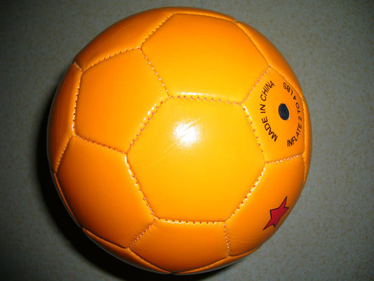 PVC Plastic Custom Inflatable Products Beach Football Ball with Pattern Printing