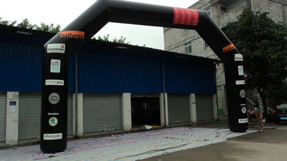 Inflatable Arch With LOGO Printing Air Sealed Or Air Continuous Inflatable Archway