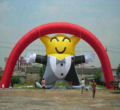 Inflatable Arch With LOGO Printing Air Sealed Or Air Continuous Inflatable Archway