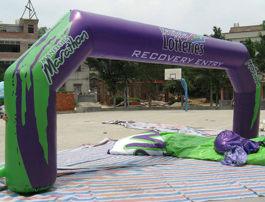 Outdoor Large Advertising Inflatable Arch With Oxford Cloth