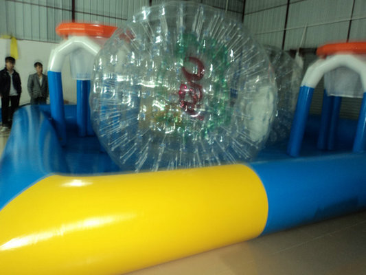 Green Exciting Inflatable Walking Ball Bang Bead / Zorb Ball for Backyard