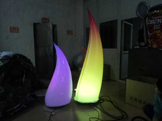 LED illuminated Glowing Horn Lamp Inflatable Lighting Product Party Decoration