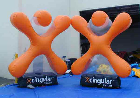 Durable PVC Inflatable Advertising Products , Lovely Party Cartoon Animal