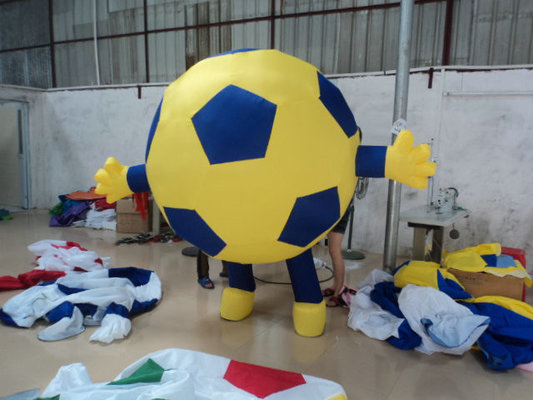 Promotional Inflatable Football Carton  / Inflatable Advertising Products