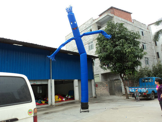 Red Tarpaulin Inflatable Advertising products Air Dancer For Festival Promotion