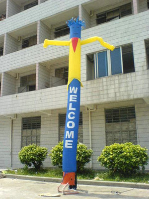 Custom Inflatable Advertising Products Oxford Cloth Groom And Bride Air Dancer
