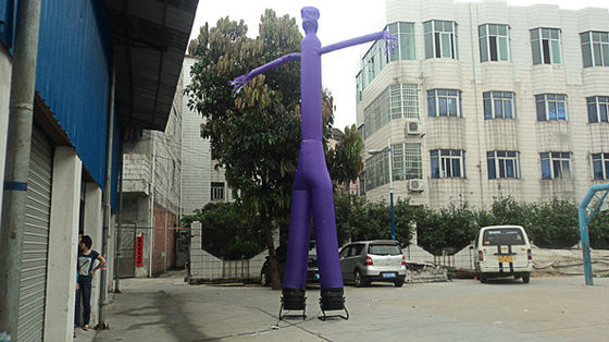 Outdoor Inflatable Advertising Products Blue Air Dancers For Opening Ceremony