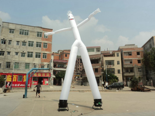 Outdoor Inflatable Advertising Products Blue Air Dancers For Opening Ceremony