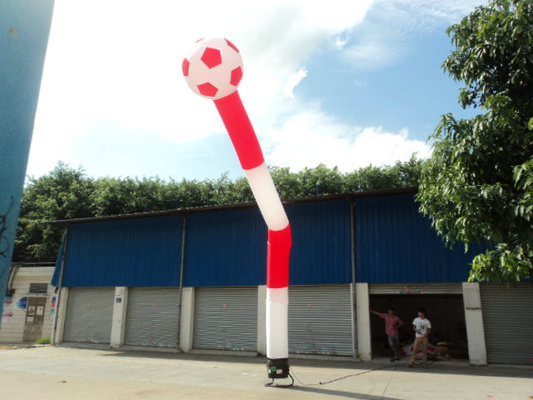 Business Promotion Red Inflatable Air Tube for Advertising with One Leg