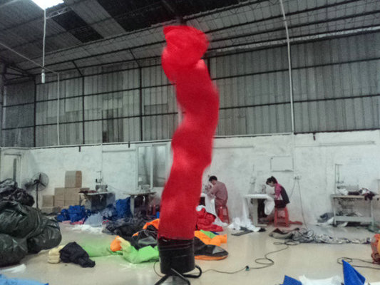 Red Inflatable Advertising Products / Air Dancer Inflatable Advertising Wind Man