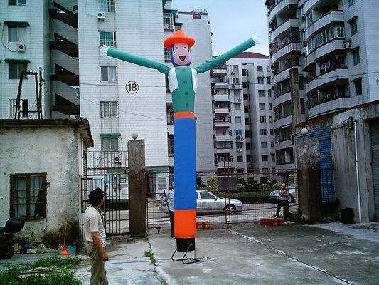Colorful Holiday Inflatable Marketing Products Air Blower Dancing Man