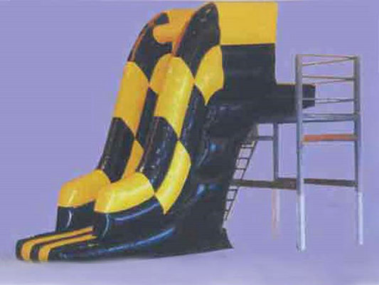 Kids Amusement Inflatable Water Games Tower Slide fireproof For Lake