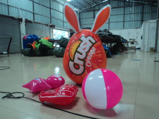 Shopping Mall Custom Inflatable Products Volleyball 0.45mm PVC Tarpaulin