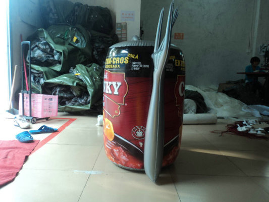 Unique Custom Inflatable Products Food Can Model For Family , School