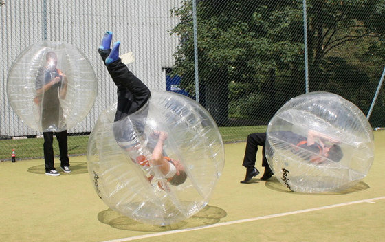 Great Fun Durable Inflatable Walking Ball , Bumper Inflatable Human Balloon