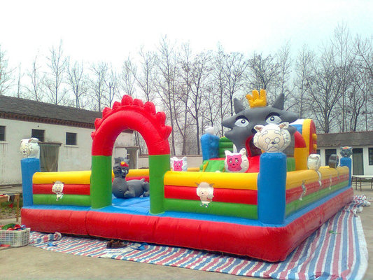 Custom Inflatable Sports Games Commercial Inflatable Park For Kids