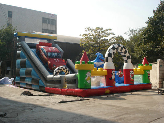 Giant Inflatable Sports Games Amusement Parks Customized For Company Events