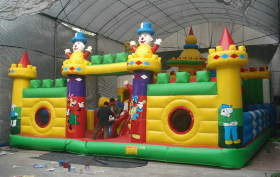 Giant Fun City Games Inflatable Sports Games , Amusement Park 10L x 8W x 4H Meter