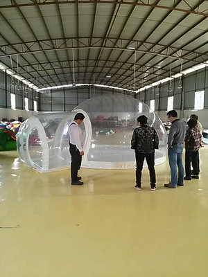 PVC Tarpaulin Inflatable Party Tent Transparent Tent For Traveling