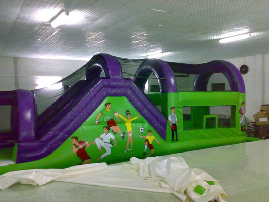 Residential Children PVC Inflatable Sports Games , Bounce Houses