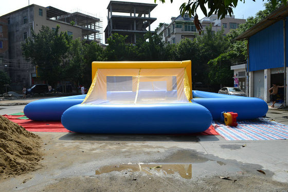 Commercial 0.55mm PVC Tarpaulin Football Field Inflatable Sports Games