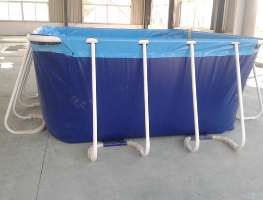 PVC Stent Family Pool Removable Small Frame Inflatable Swimming Pool With Bumper Boat
