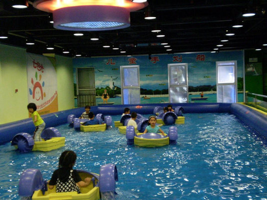 Durable PVC Inflatable Family Swimming Pool , Water Pools For Park