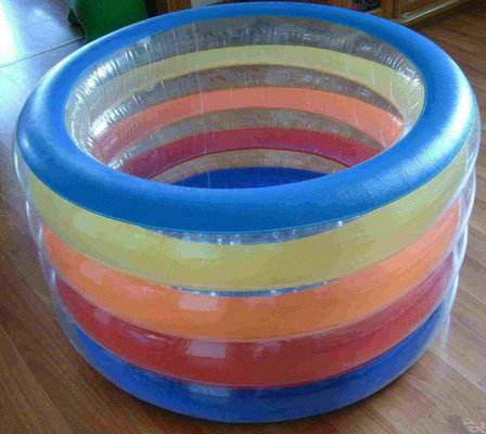 Rectangle Inflatable Family Kids Baby Bath Pool with Pattern Printing