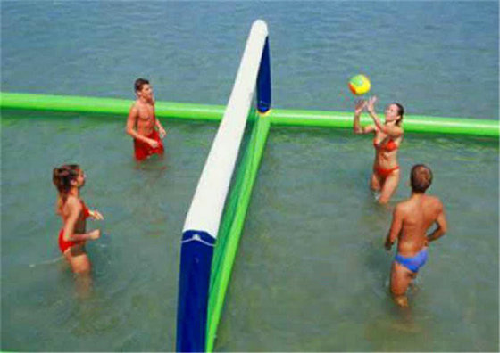 School Tarpaulin Inflatable Sports Games , Volleyball Court / Volleyball Sporting