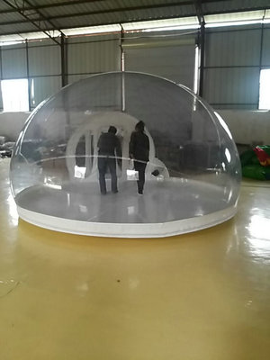 Durable 0.6mm And 0.8mm PVC Tarpaulin Inflatable Party Tent For Wedding , Transparent