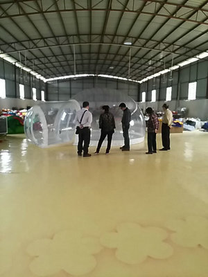 0.6mm And 0.8mm PVC Tarpaulin Inflatable Party Tent , Bubble Tent