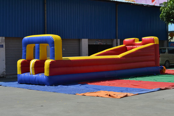 Outdoor 0.55mm PVC Tarpaulin Inflatable Sports Games , Runway