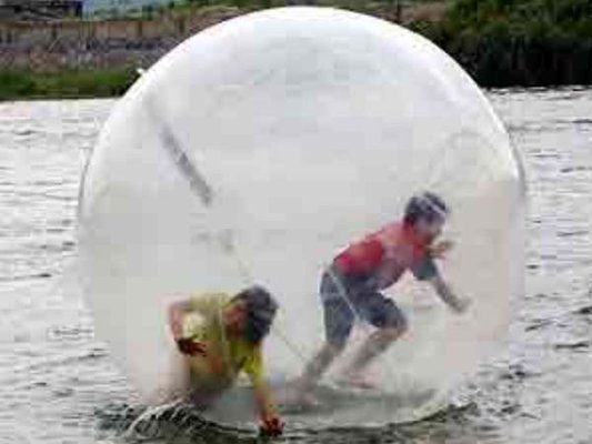 2m Water Transparent / Colorful PVC Walking Ball For Family