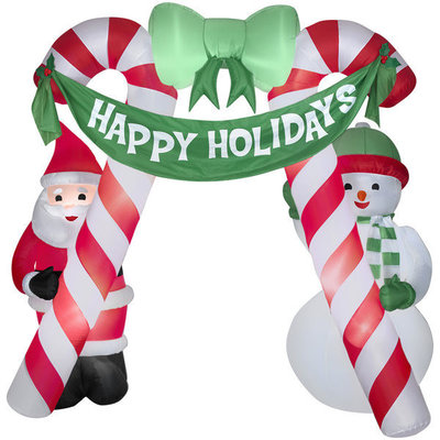 Weihnachtsort-Dekorations-aufblasbares Marketing-Produkte 0.8mm PVC
