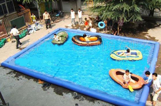 Square / Round Swimming Pool 2m - 50m PVC With Good Tension