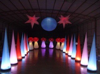 Environmental Inflatable Lights PVC Large For Event Show