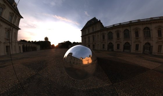 2m Silver Mirror Inflatable Advertising Balloons For T Station Effect Decoration