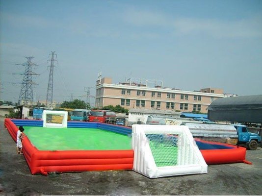 Outdoor Large Inflatable Playground PVC Tarpaulin For Kids / Adults