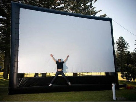 A Large Movie Screen Advertising