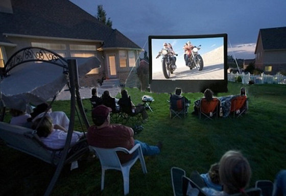 A Large Movie Screen Advertising